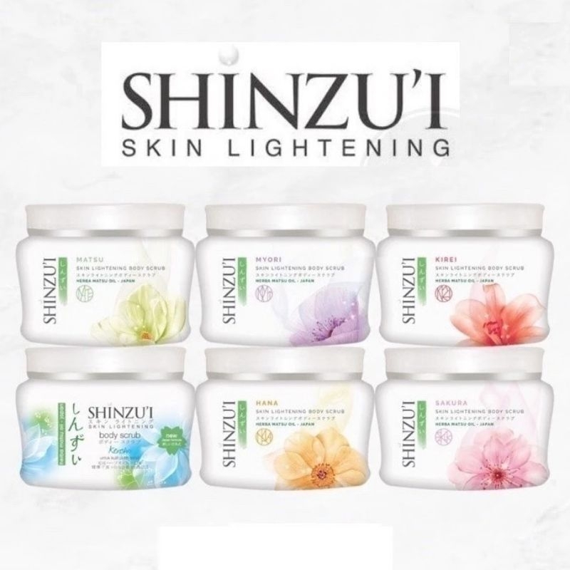 Jual SHINZUI Skin Lightening Body Scrub 110 gr || Body Scrub Shinzui ...