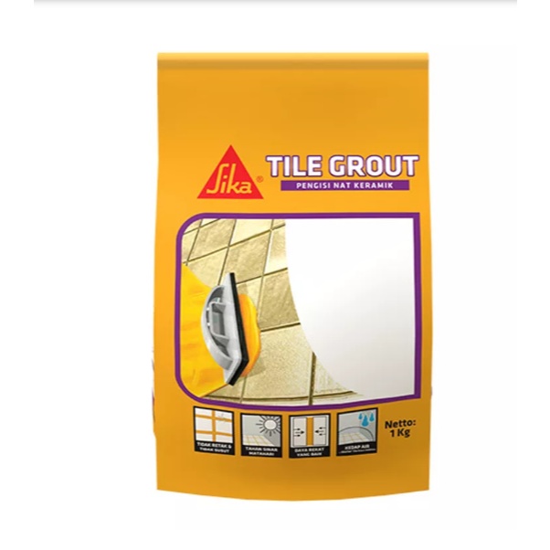 Jual SIKA NAT (Tile grout) nat keramik Sika 1kg | Shopee Indonesia