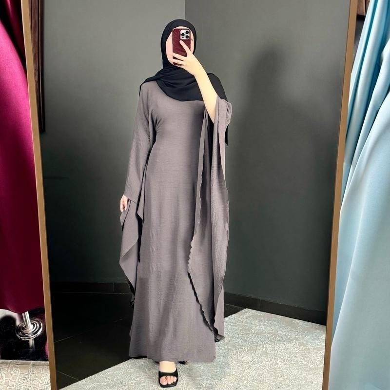 Jual MALIHA ABAYA KAFTAN TURKEY REMAJA PEREMPUAN TERBARU KEKINIAN DRES GAMIS WANITA BATWING ...