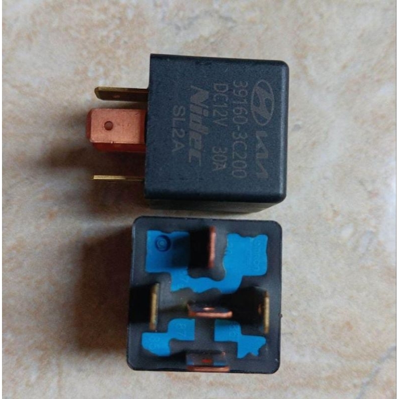 Jual 39160 - 3C200 12V 30A Relay Rellay Power 5 Pin Hyundai KIA Asli ...