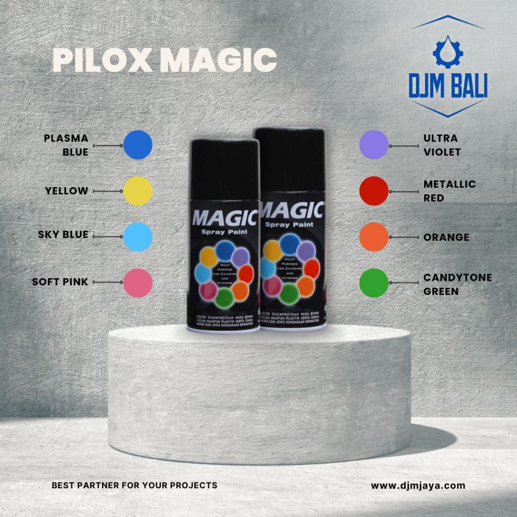 Jual Cat Pylox Pilox Magic 300ML Pilok Standard Semprot Motor Mobil ...