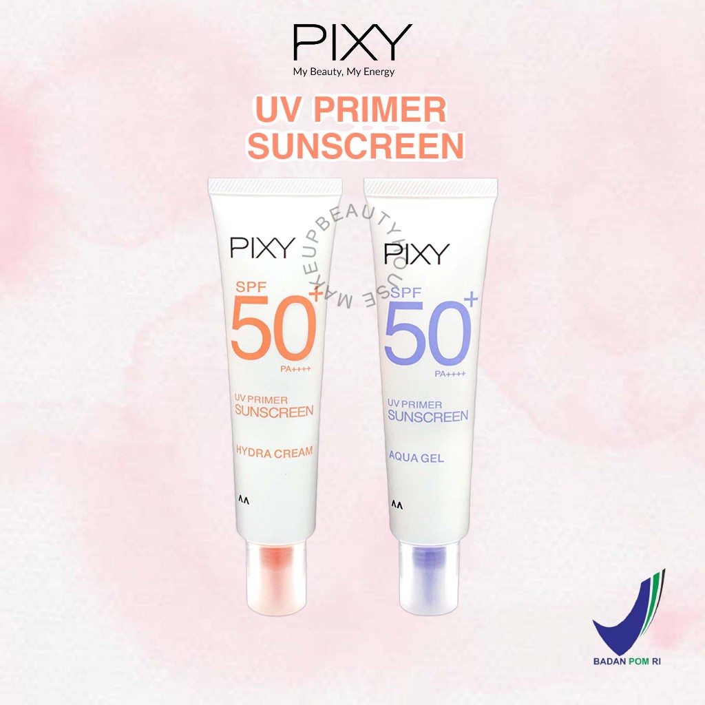 Jual PIXY UV Primer Sunscreen SPF 50 PA++++ | Aqua Gel | Hydra Cream ...