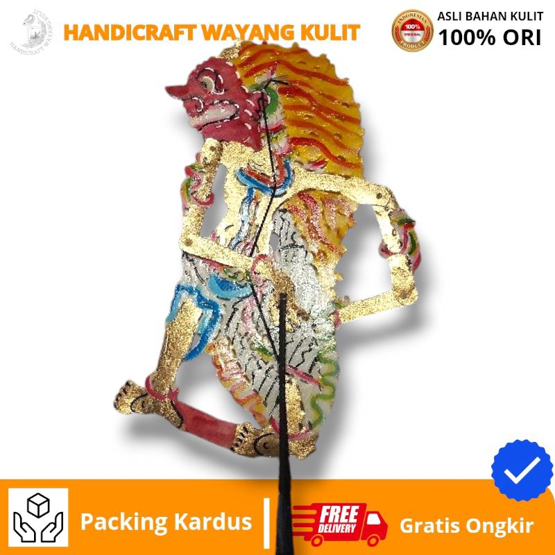 Jual HANDICRAFT WAYANG KULIT | Wayang Kulit BUTO RAMBUT GENI | Shopee ...