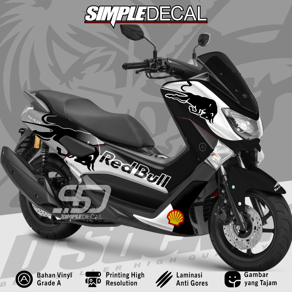 Jual Stiker nmax decal nmax old fullbody new motif variasi (bisa custom ...
