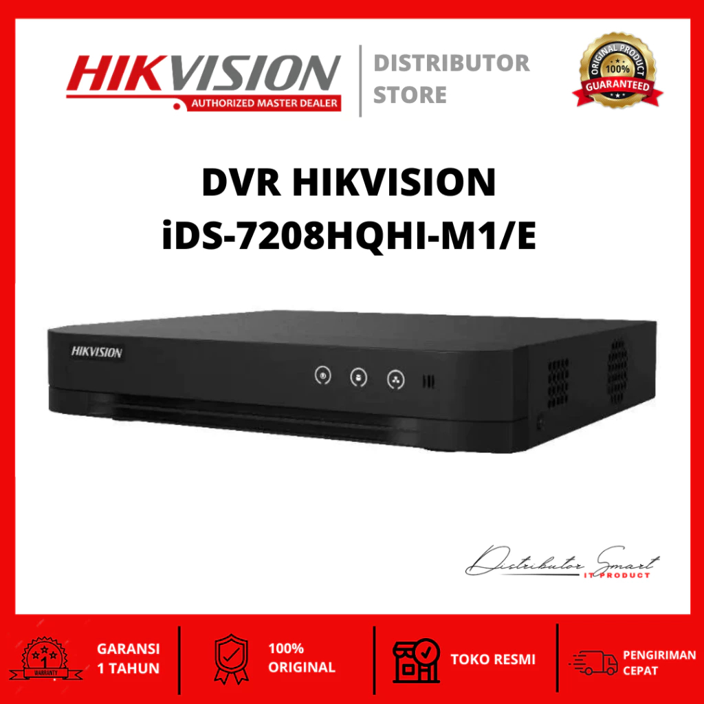 Jual DVR HIKVISION iDS-7208HQHI-M1/E DVR 8CHANNEL Garansi Resmi 100% ...