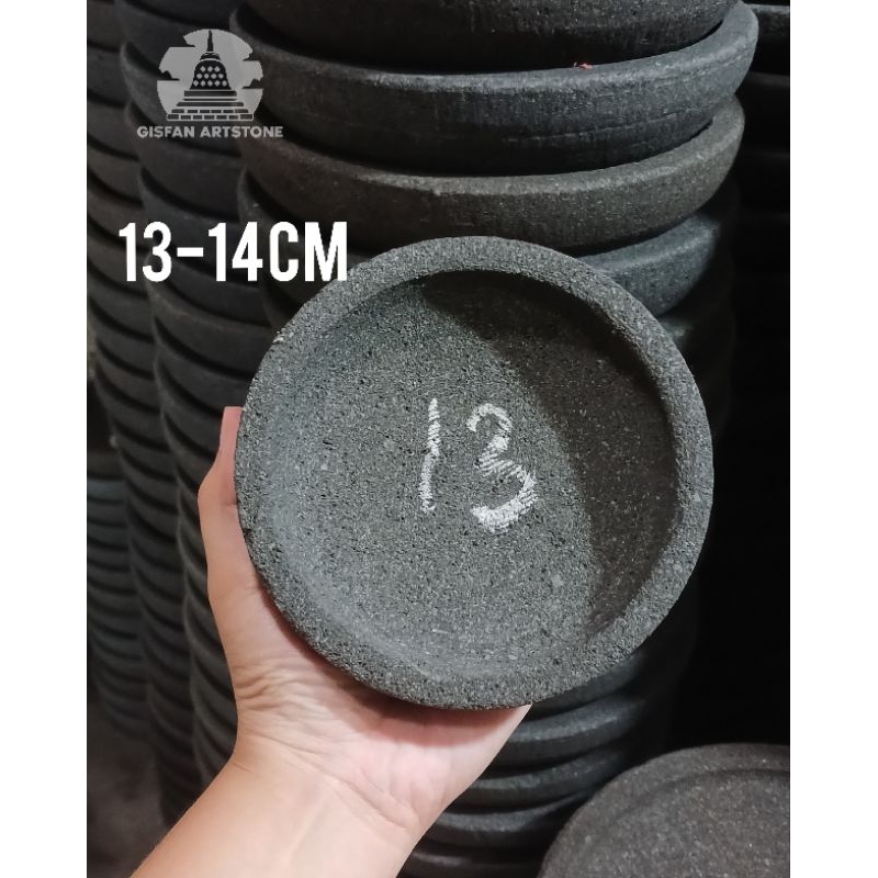 Jual Cobek layah lemper 13-14cm batu asli andesit merapi | Shopee Indonesia