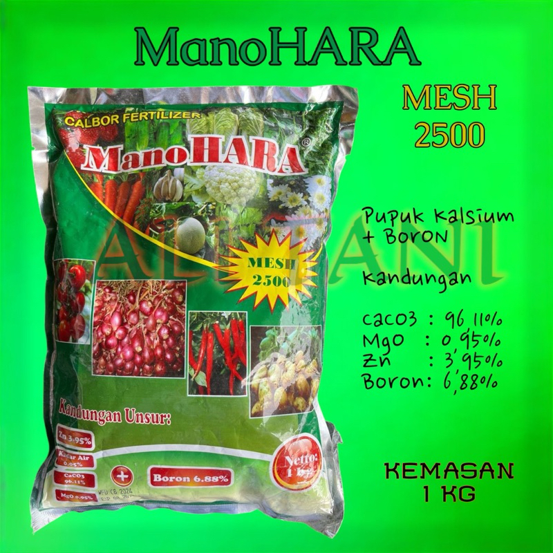 Jual MANOHARA Kemasan 1 KG Pupuk Kalsium + Boron | Shopee Indonesia