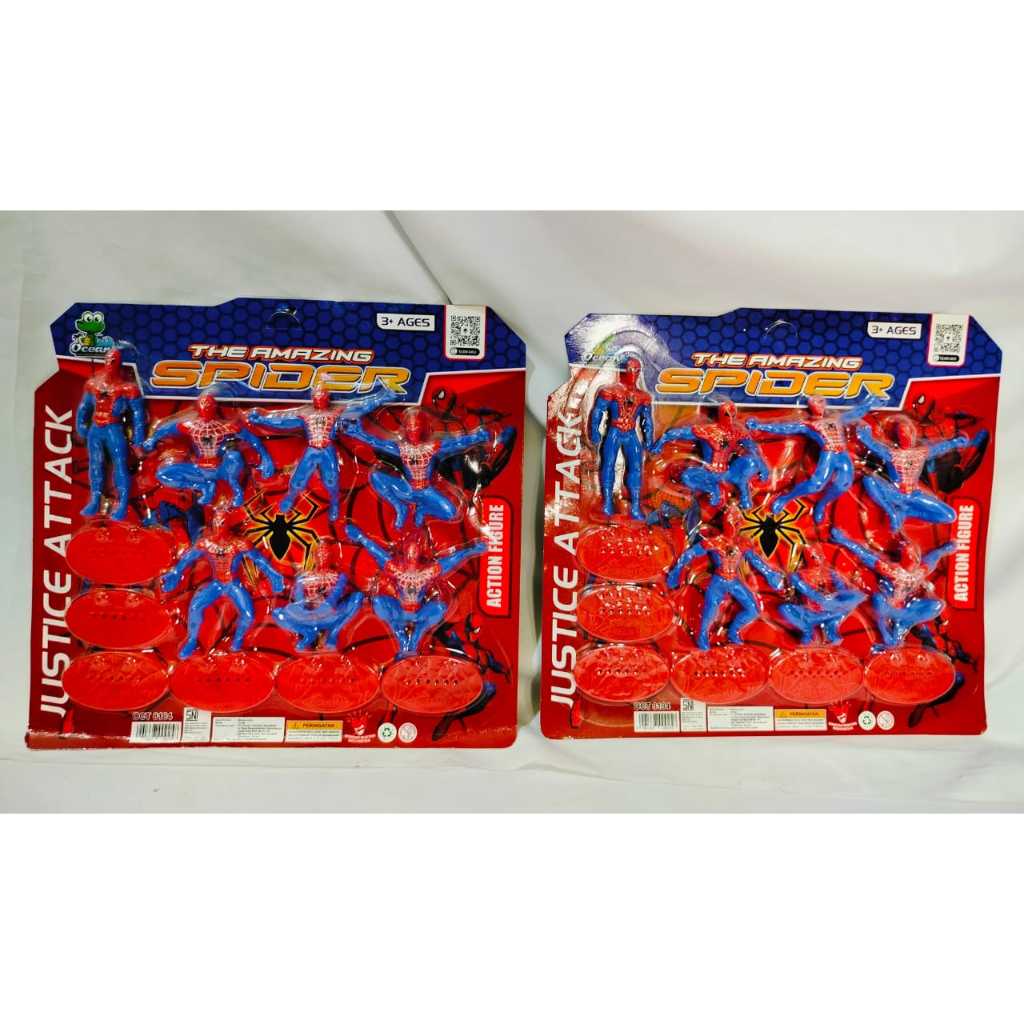 Jual MAINAN ANAK SET ACTION FIGURE THE AMAZING SPIDERMAN 7PCS / MAINAN ...