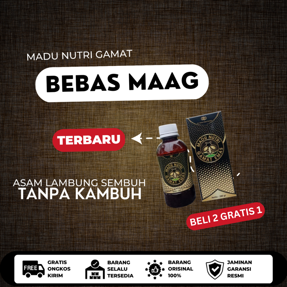 Jual Madu Herbal Nutri Gamat Teripang Emas Madu / Obat lambung / Obat ...