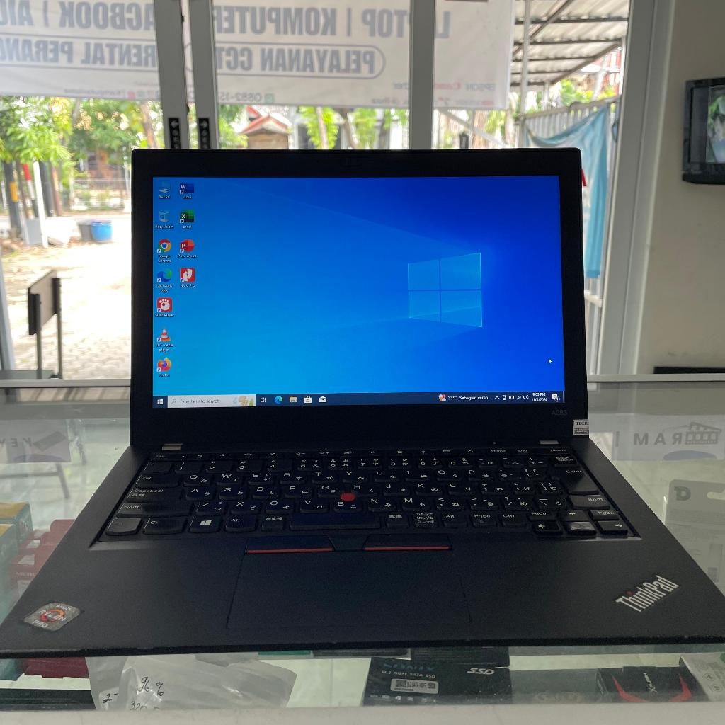 Jual Laptop Lenovo Thinkpad A285 - 12.5Inch - AMD Ryzen Pro 2500U - RAM ...