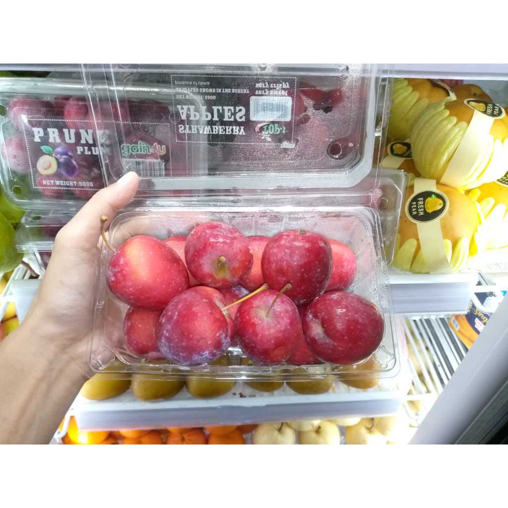 Jual BUAH APEL STRAWBERRY PACK 500gr | Shopee Indonesia