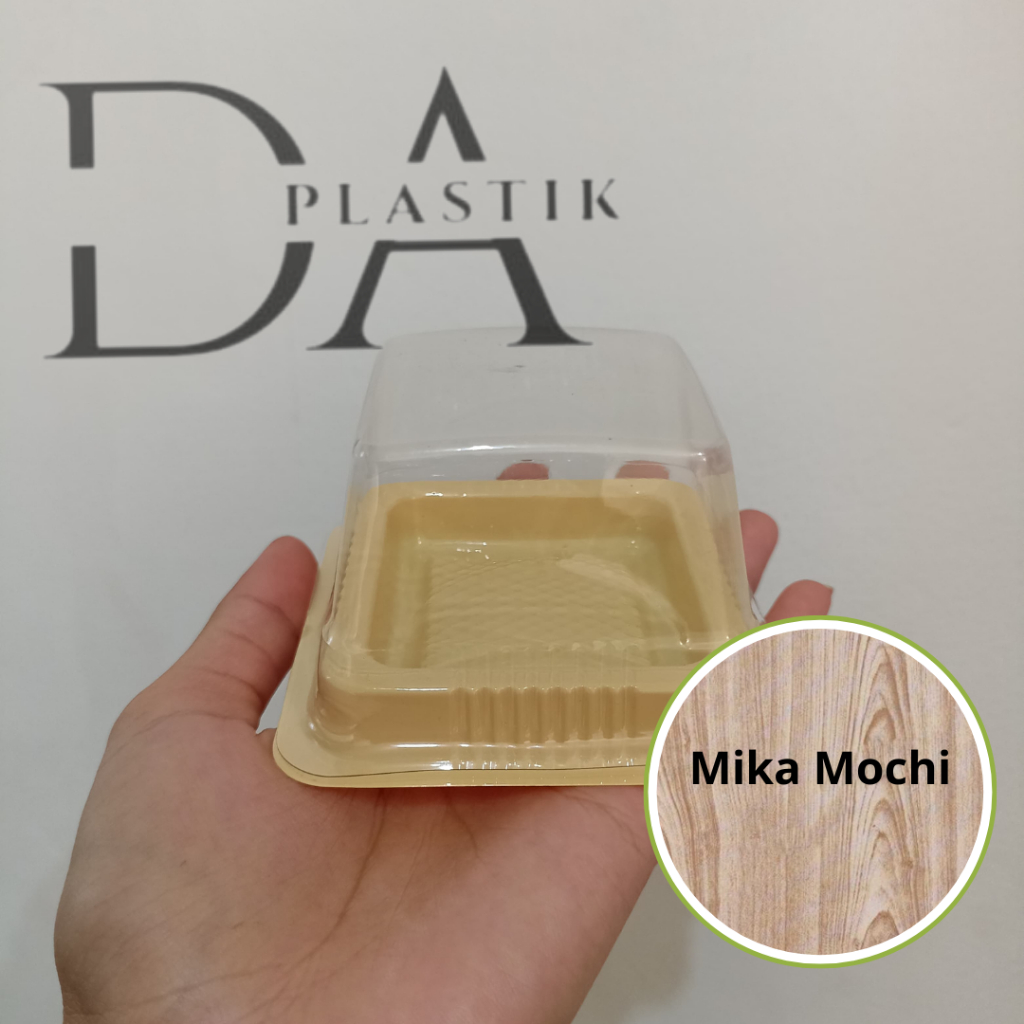 Jual DA Plastik 50Pcs Mika Mochi Isi 1 Wadah Mochi Mika Kue Bulan Mika ...