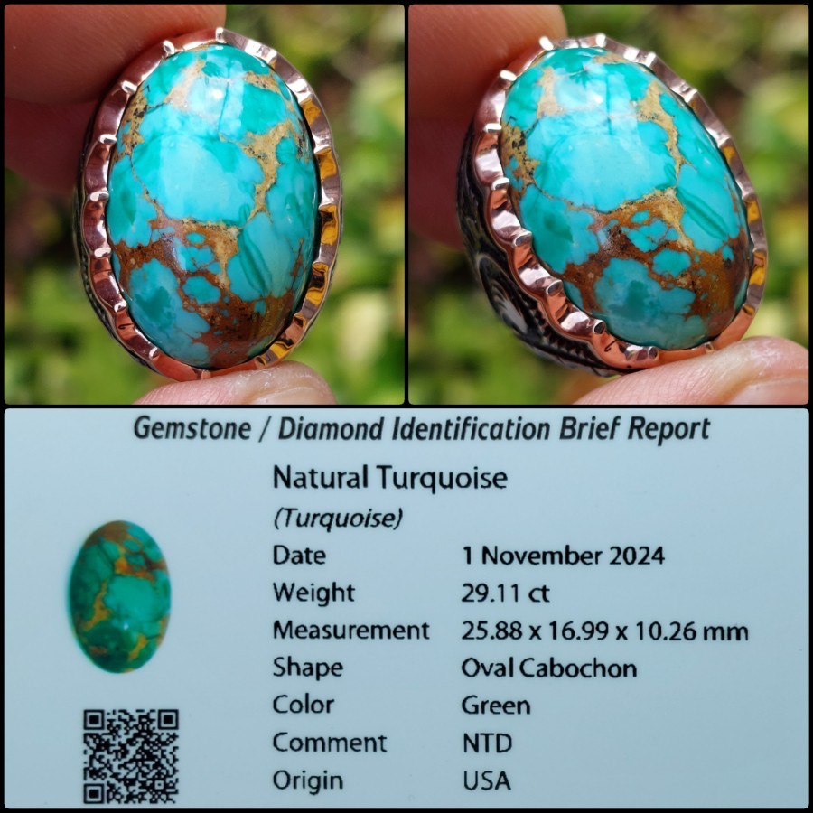 Jual Natural Turquoise America Good Quality Batu Permata Akik Pirus ...