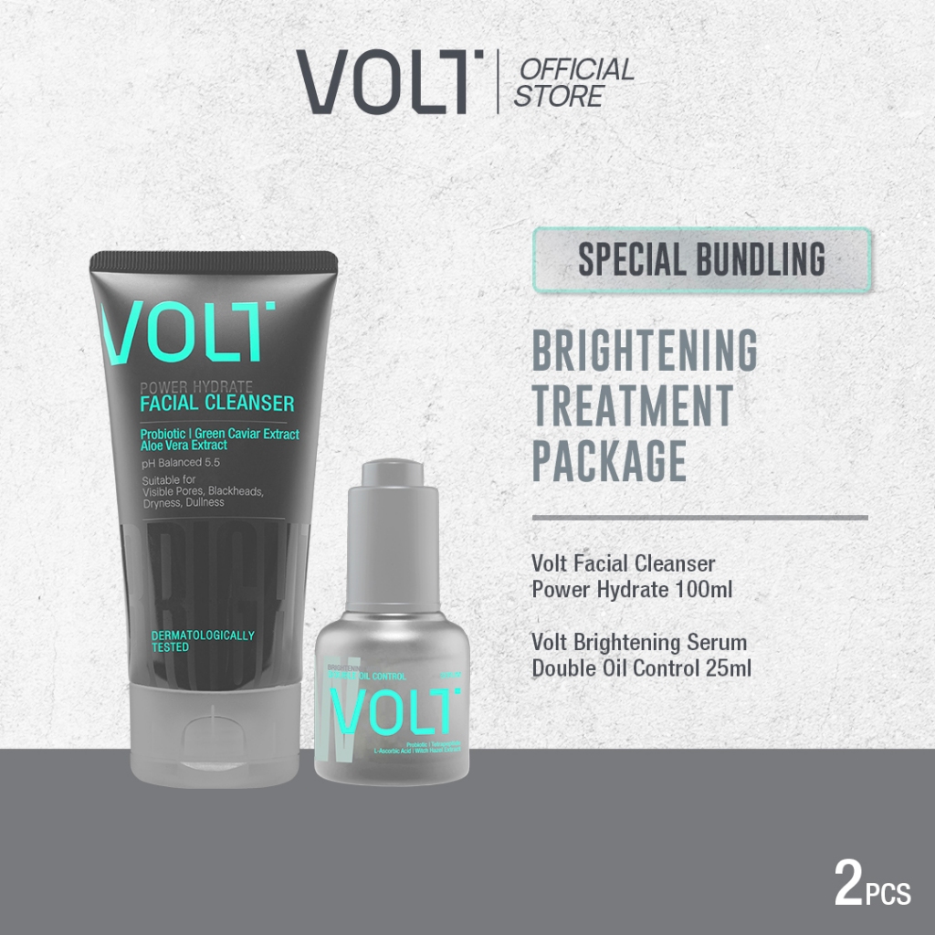 Jual Volt Brightening Package - Facial Cleanser Power Hydrate ...
