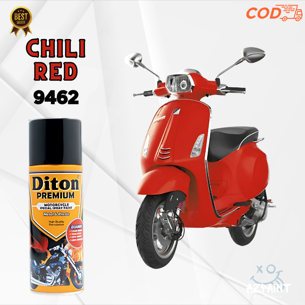 Jual Diton Premium chili red 9462 pilok pilox pylok cat semprot merah ...