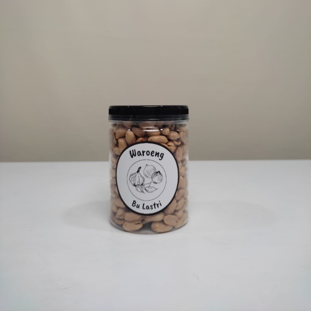 Jual Kacang Goreng Bu Lastri Murni 100% Kacang Tanah Premium Ukuran Toples 750ml | Shopee Indonesia