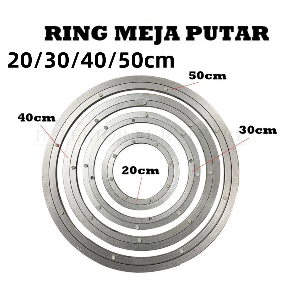 Jual Kolaher Ring Meja Putar Makan Putar Lazy Susan Rotate Tatakan Kaca ...