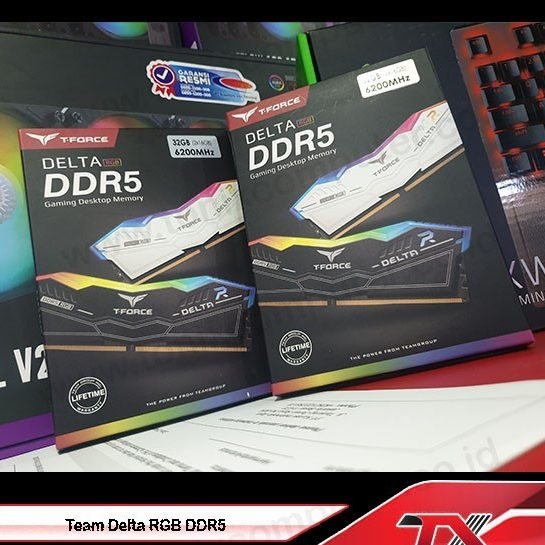 Jual Team Delta RGB DDR5 PC44800 5600MHz Dual Channel 64GB (2x32GB ...