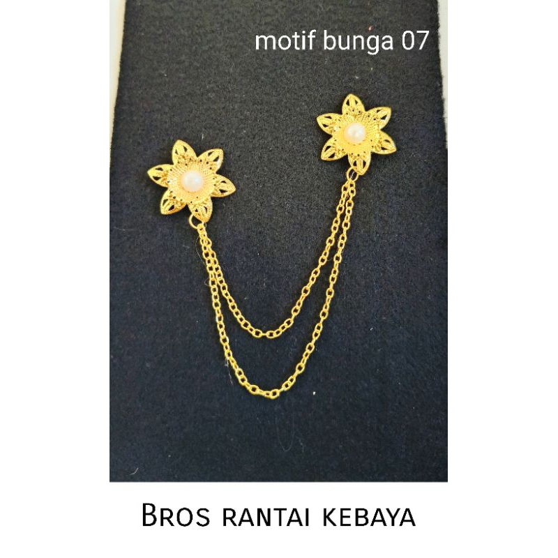 Jual BROS RANTAI KEBAYA BUNGA/BROS KEBAYA MEWAH | Shopee Indonesia