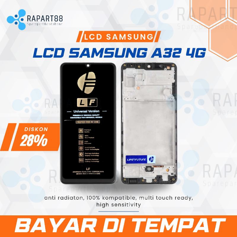 Jual Lcd Samsung A32 4G SM-A325 + Frame OLED Original Fullset Touchscreen | Shopee Indonesia