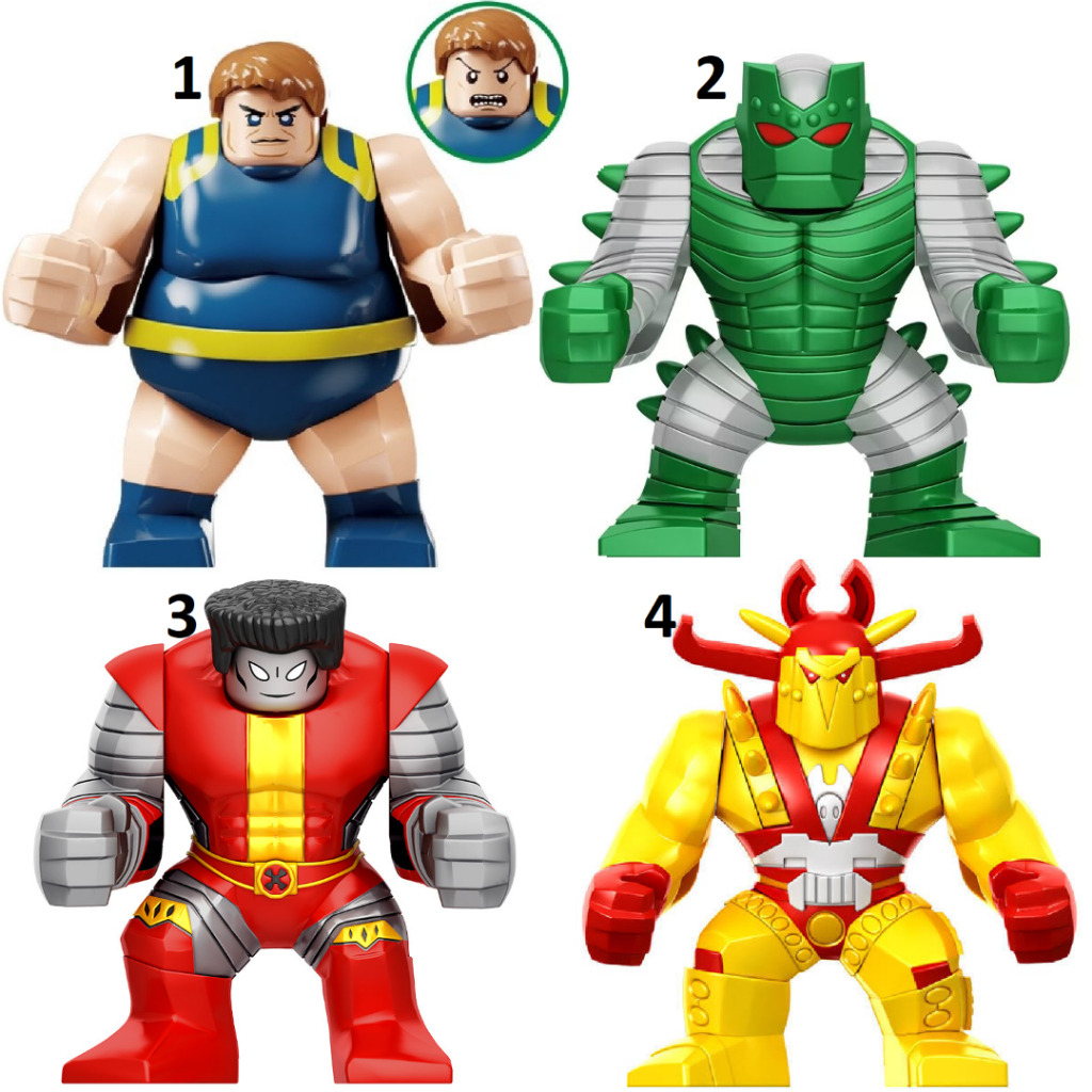 Jual Marvel X-Men Blob Colossus Doombot Dr Doom Kurse Minifigure Brick ...