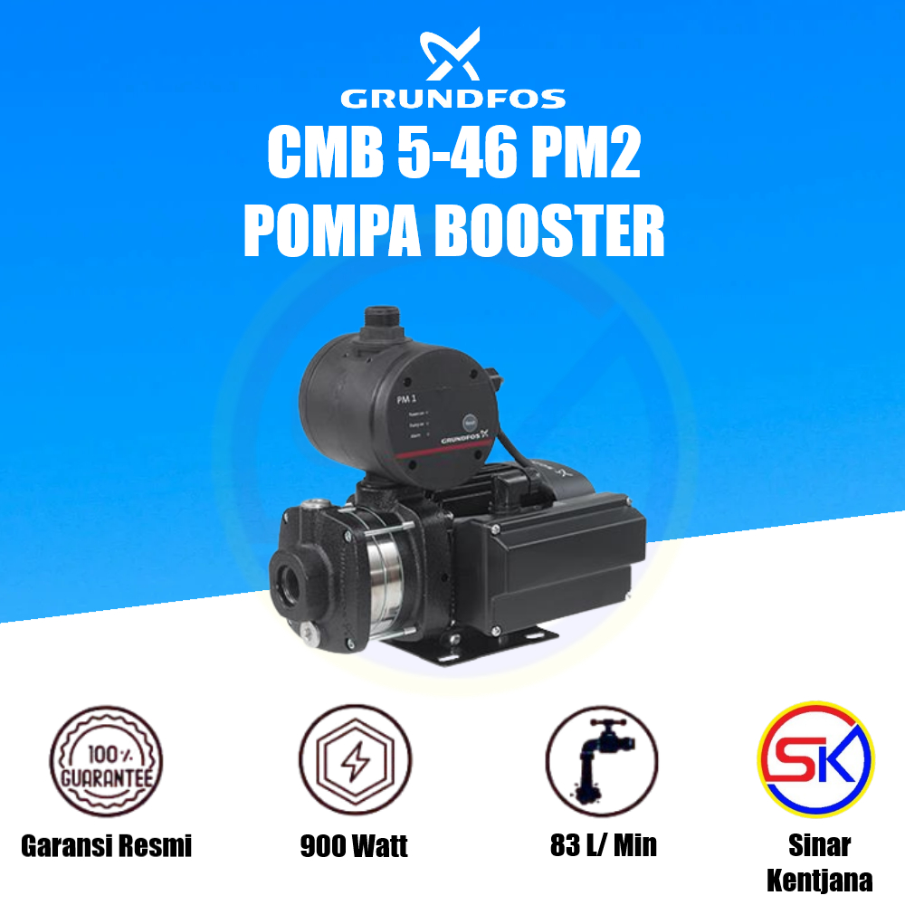 Jual Pompa Booster Grundfos 5-46 PM2 | Shopee Indonesia