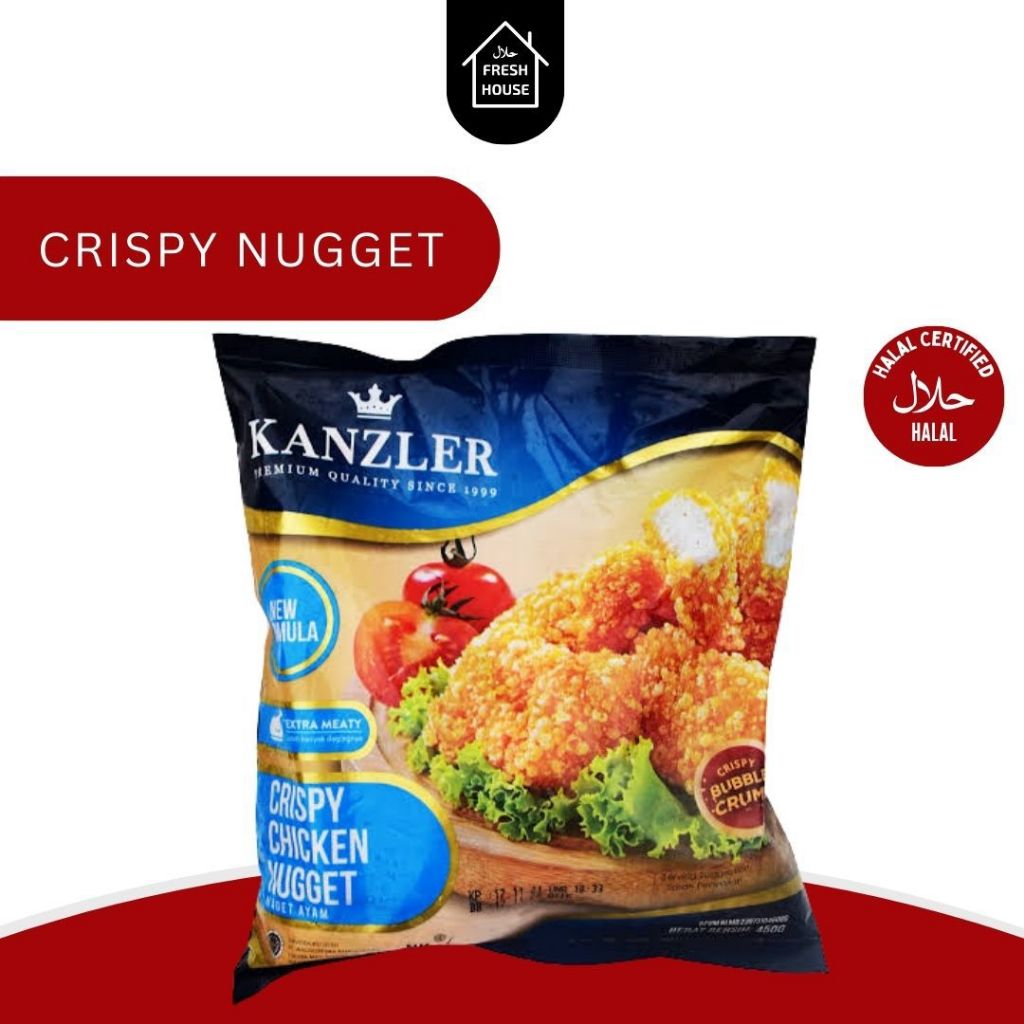 Jual KANZLER CRISPY NUGGET / NUGGET CRISPY 450G | Shopee Indonesia