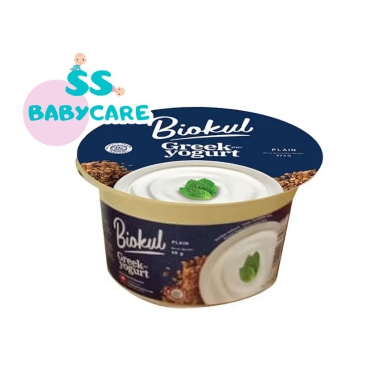 Jual Biokul Greek Yogurt Plain 80gr - Yogurt MPASI | Shopee Indonesia
