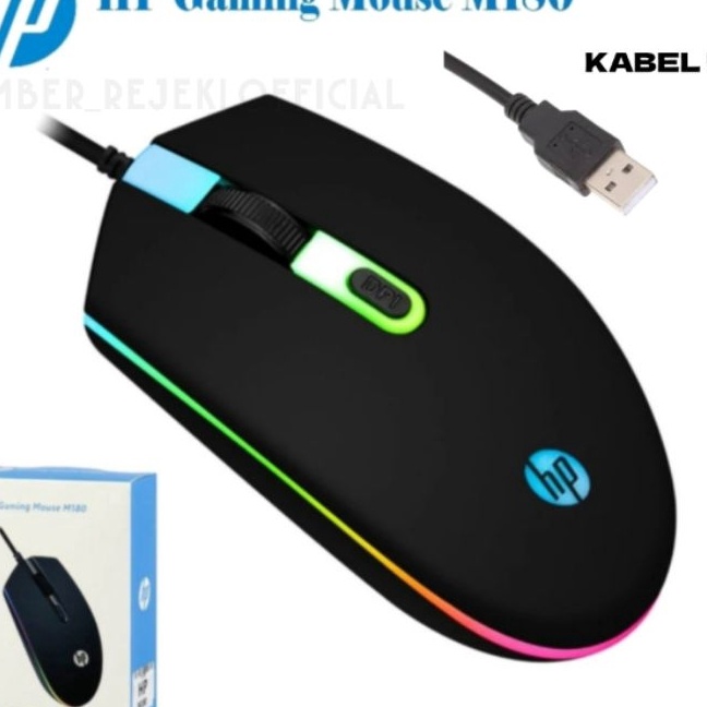 Jual Hematku MOUSE GAMING HP M18 RGB LED MOUSE HP M18 WIRED USB ...