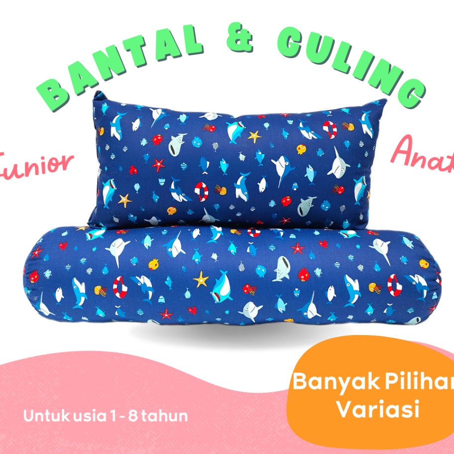 Jual KI3 1 SET BANTAL GULING ANAK KARAKTER MOTIF CEWEK DAN COWOK UNTUK ...