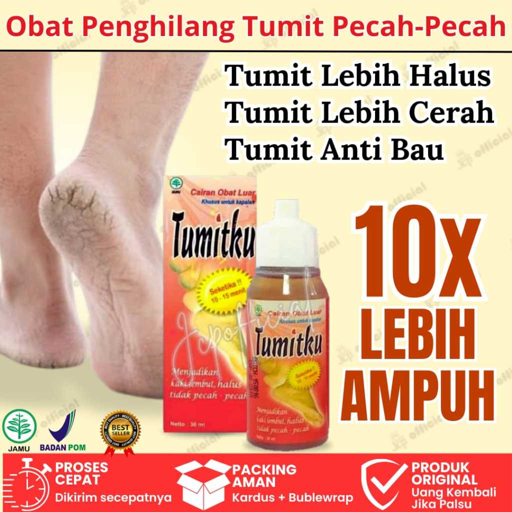 Jual TUMITKU Cair Obat Kaki Pecah Original BPOM Solusi Kaki Pecah-pecah ...
