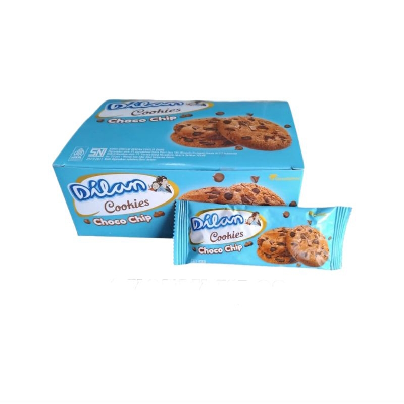 Jual Dilan Cookies Choco Chip (1 box/23 pcs) | Shopee Indonesia