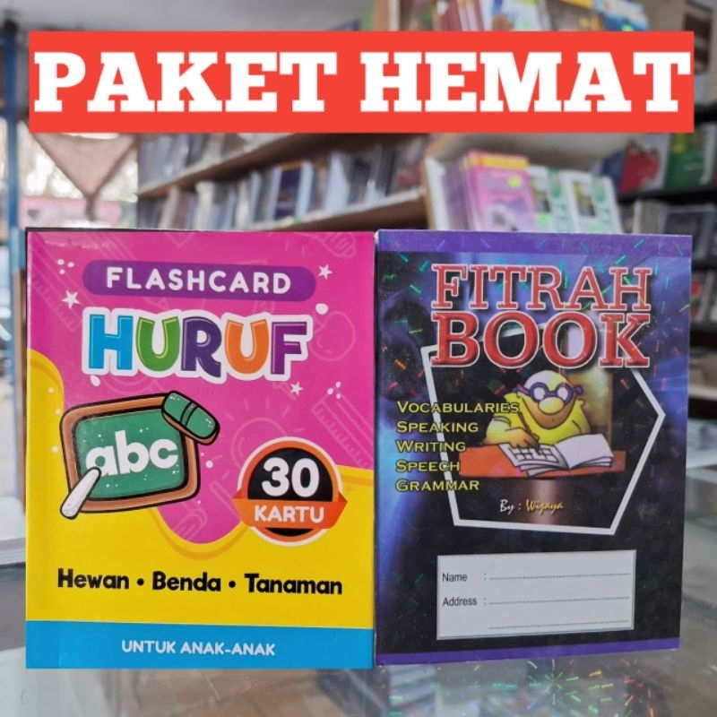 Jual PAKET HEMAT FITRAH BOOK DAN FLASHCARD HURUF BAHASA INGGRIS DAN ...