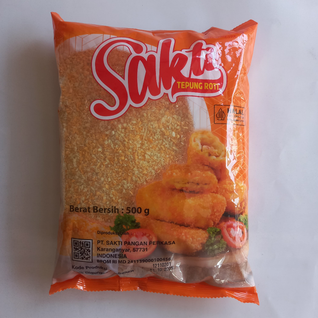 Jual Sakti Tepung Roti Breadcrumb Panir Warna Mix 500g | Shopee Indonesia
