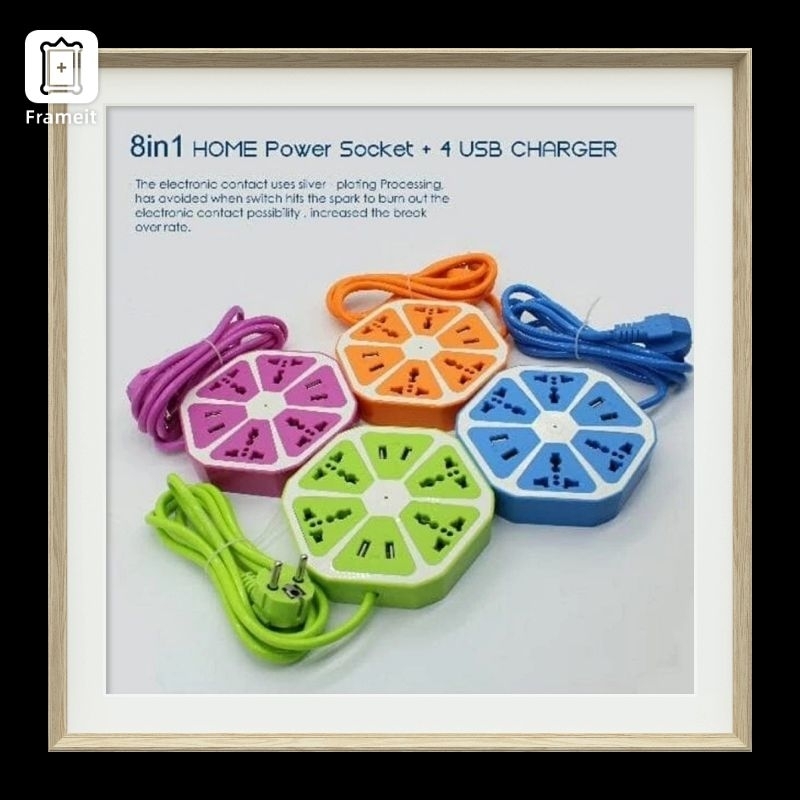 Jual KABEL OLOR SOKET 4 USB STOP KONTAK | Shopee Indonesia