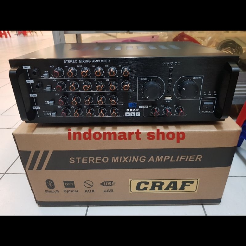 Jual Amplifier CRAF AUDIO 4 Channel ( Original ) | Shopee Indonesia