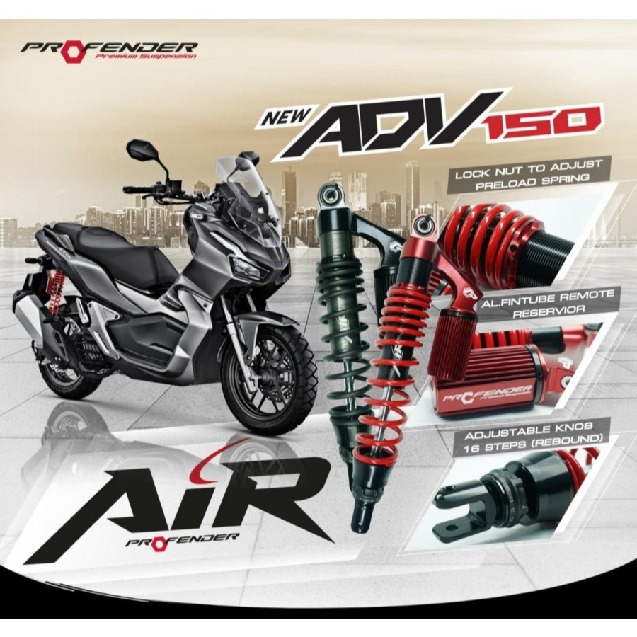 Jual Profender ShockBreaker Belakang Tipe Air Series Honda ADV 150 160 ...