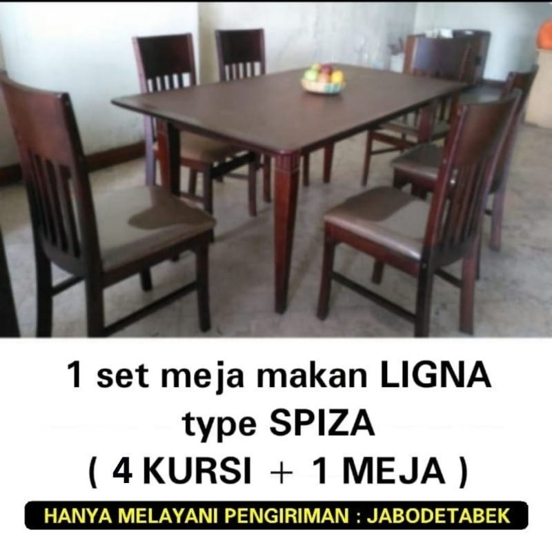 Jual Meja makan LIGNA Type Spiza | Shopee Indonesia