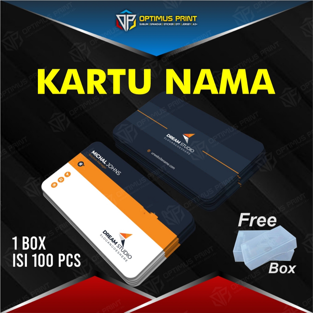 Jual Cetak Kartu Nama | Kartu Nama Custom | Print Kartu Nama | Name ...