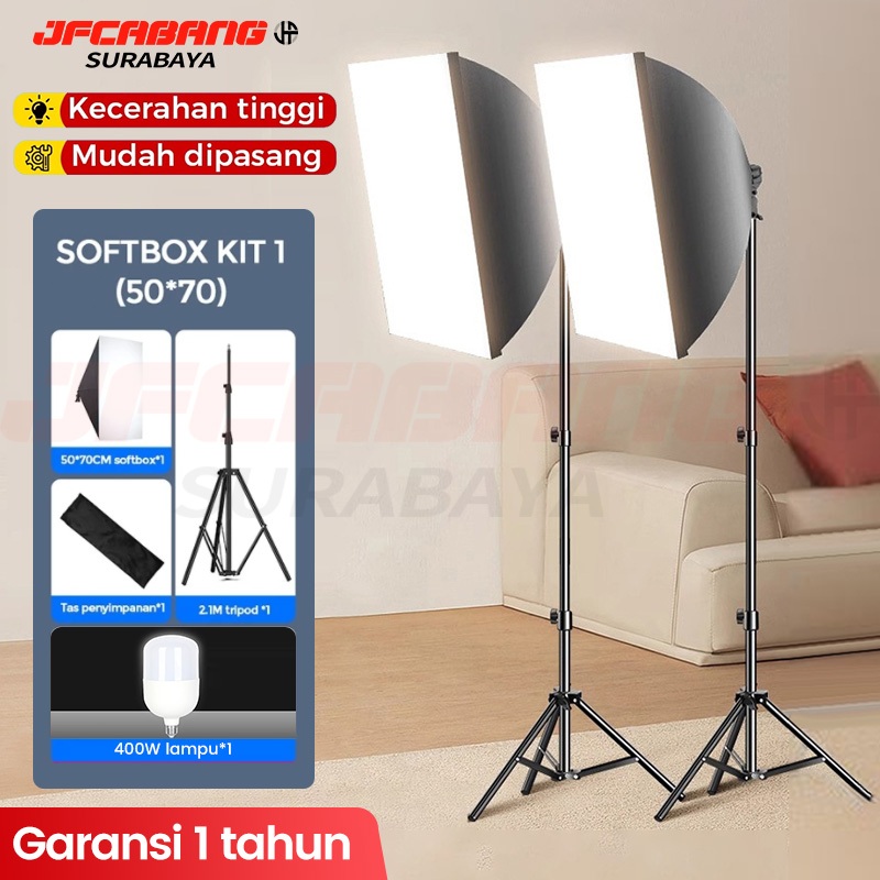 Jual 400W Kit Lampu Professional untuk Pencahayaan di Studio Fotografi ...