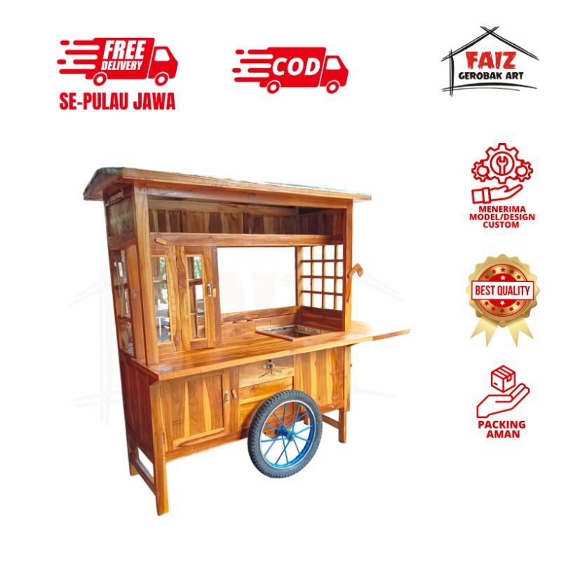 Jual GEROBAK MIE AYAM/BAKSO DORONG | Shopee Indonesia