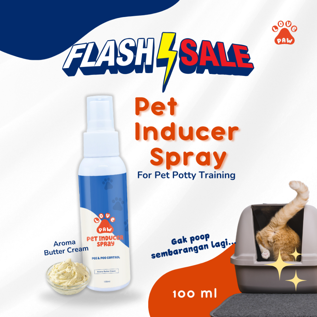 Jual [ BELI 5 FREE 3 ] Love Paw - Spray Untuk Melatih Pipis Dan Pup ...
