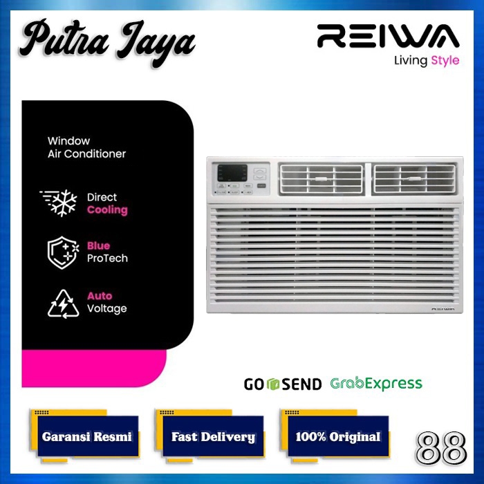 Jual AC WINDOW REIWA AC WINDOW 1 PK CW-0901RA 1PK LOW WATT | Shopee ...