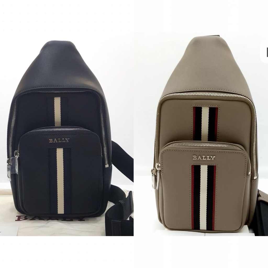 Jual BALLY HARREY SLING PACK LEATHER ORIGINAL | Shopee Indonesia