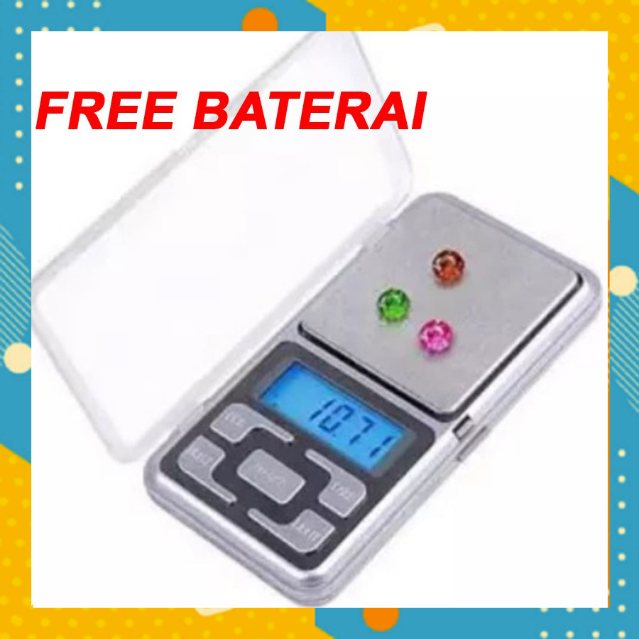 Jual Timbangan Digital MINI Emas Bubuk Ketelitian 0.01 0.1 Gram Presisi ...