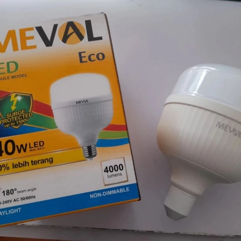 Jual Meval Lampu Led Lampu Kapsul 40W Eco Daylight Garansi 1 Tahun ...