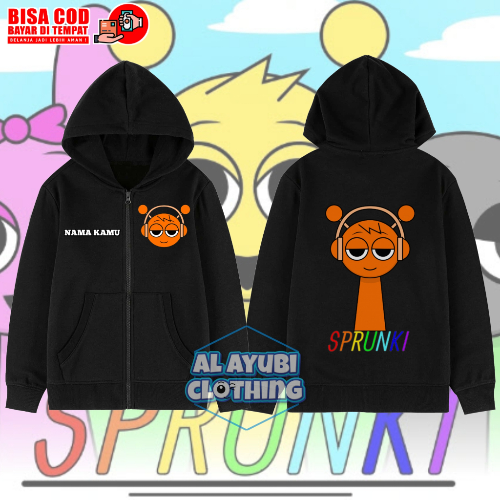 Jual Hoodie Zipper Anak Sprunki Incredibox / Jaket Resleting | Shopee ...
