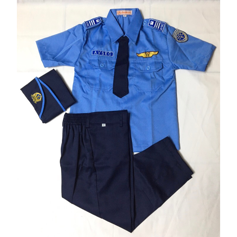 Jual baju profesi avsec/seragam Tk, paud angkasapura/karnaval/avsec ...
