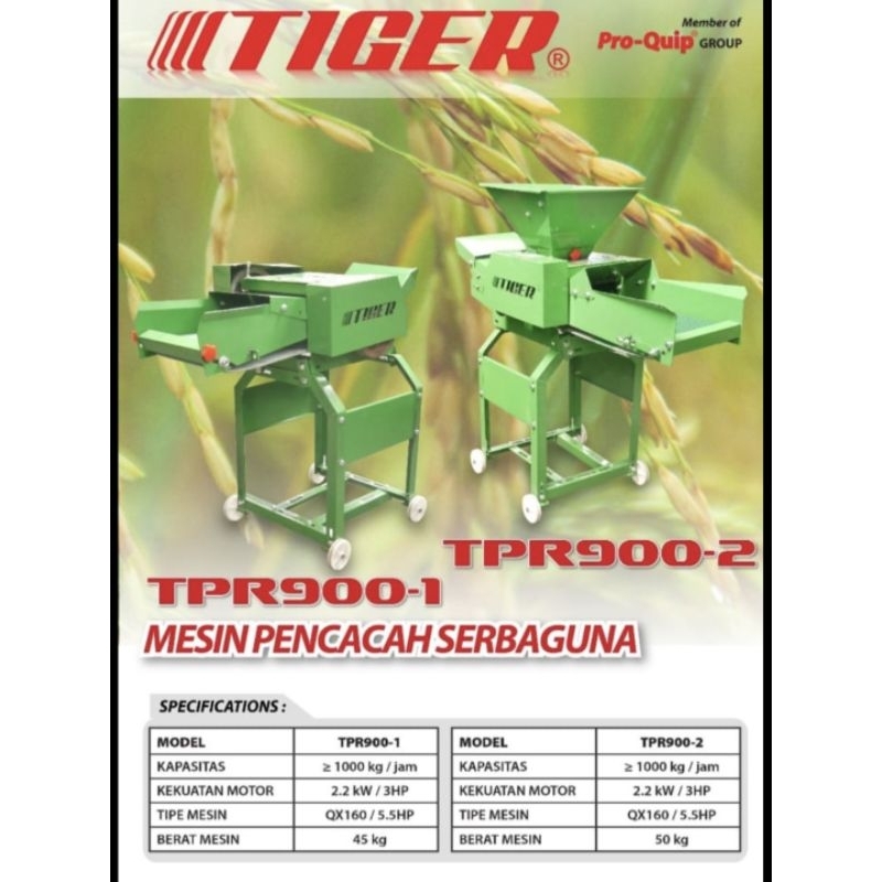Jual MESIN CACAH RUMPUT TIGER TPR 900 -1 | Shopee Indonesia