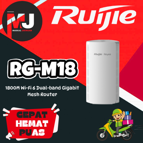 Jual Ruijie RG-M18 1800M Wi-Fi 6 Dual-band Gigabit Mesh Router | Shopee Indonesia